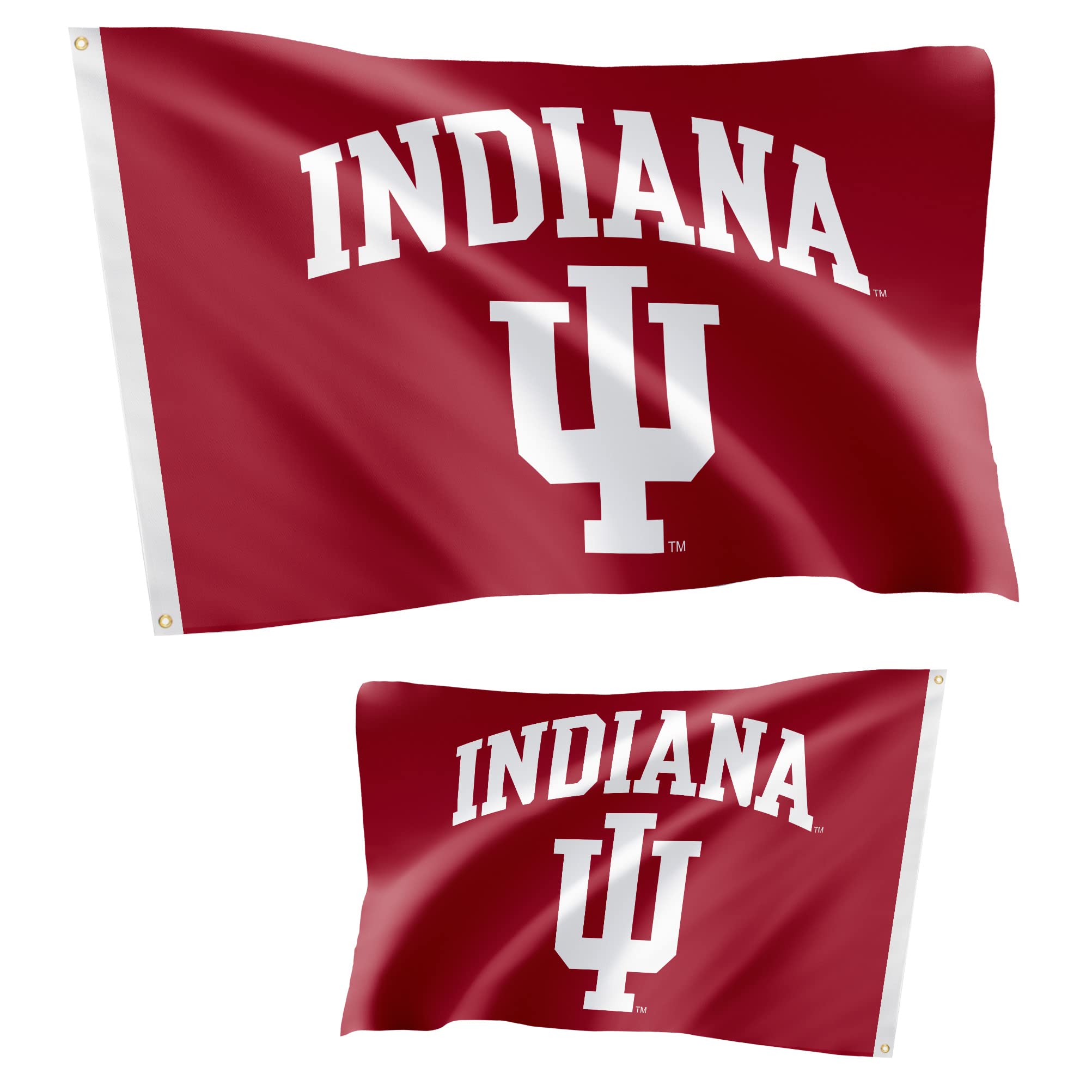 Amazon.com : Desert Cactus Indiana University Flag Double Sided ...