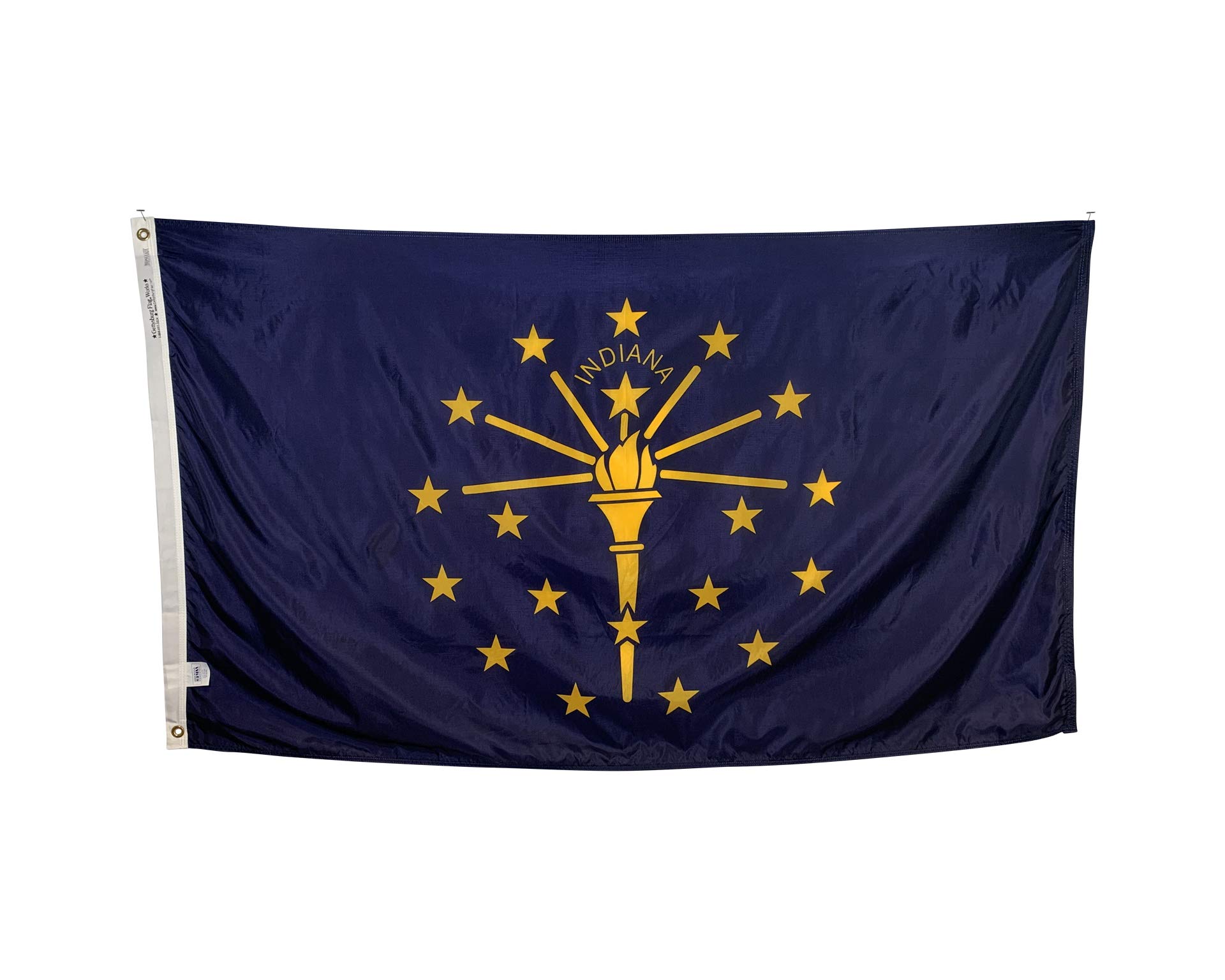 Amazon.com : 4x6' Indiana State Flag - All Weather Nylon & Reinforced ...