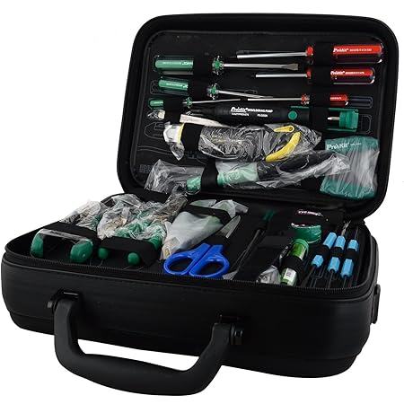 Proskit 1PK-710KB Basic Electronic Tool Kit (220V, Metric) (Pack of 1 ...
