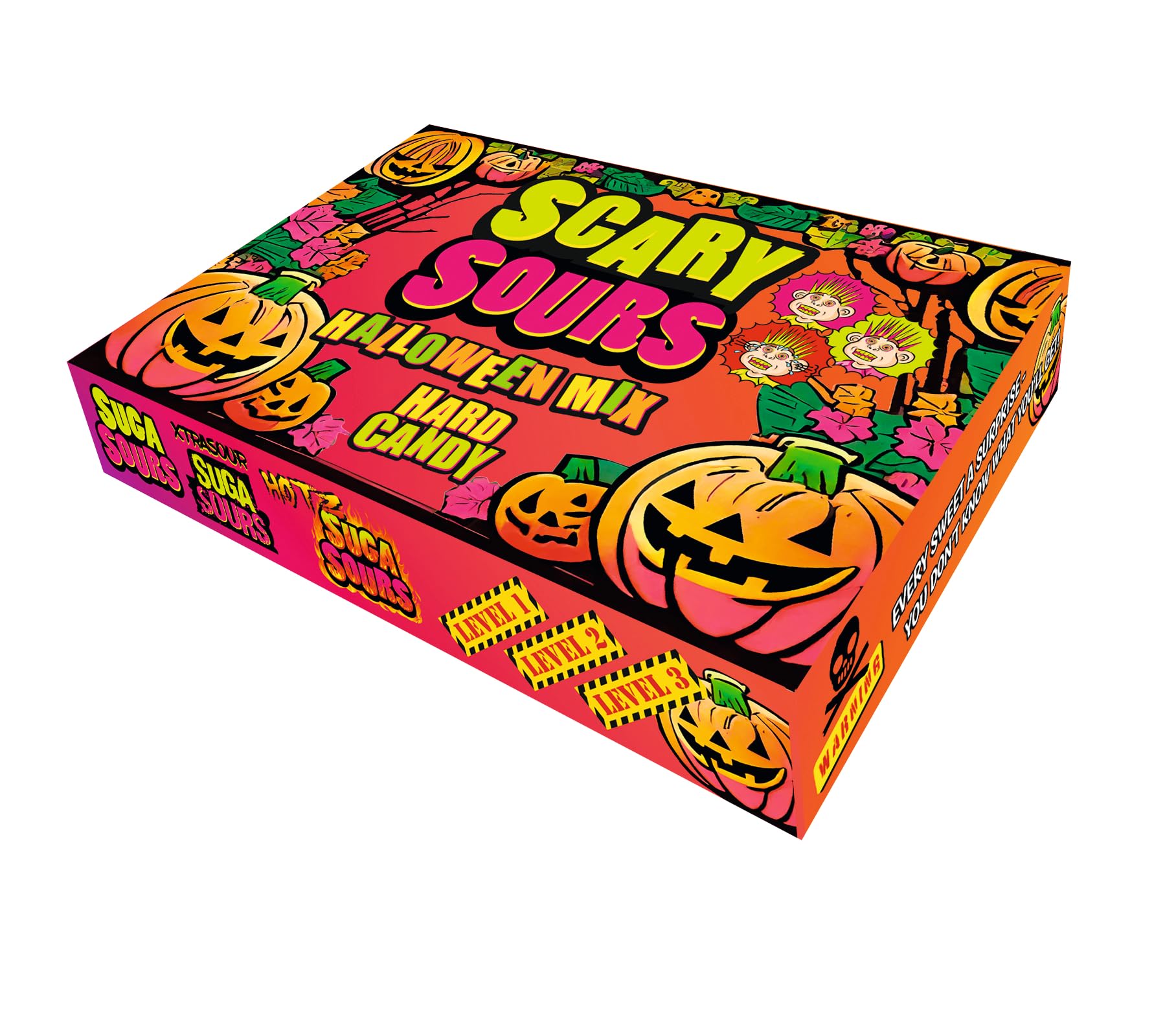 Scary Sours Halloween Sweet Mix Hard Candy Halloween Theatre Box ...