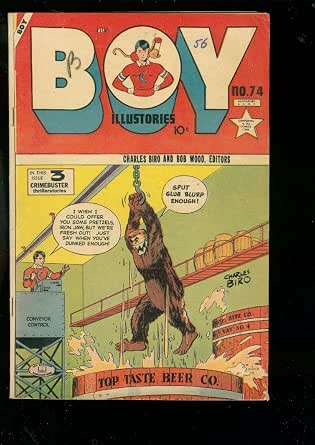Amazon.com: BOY COMICS #74 1952-CHARLES BIRO-IRON JAW-BEER COVER VG : N ...