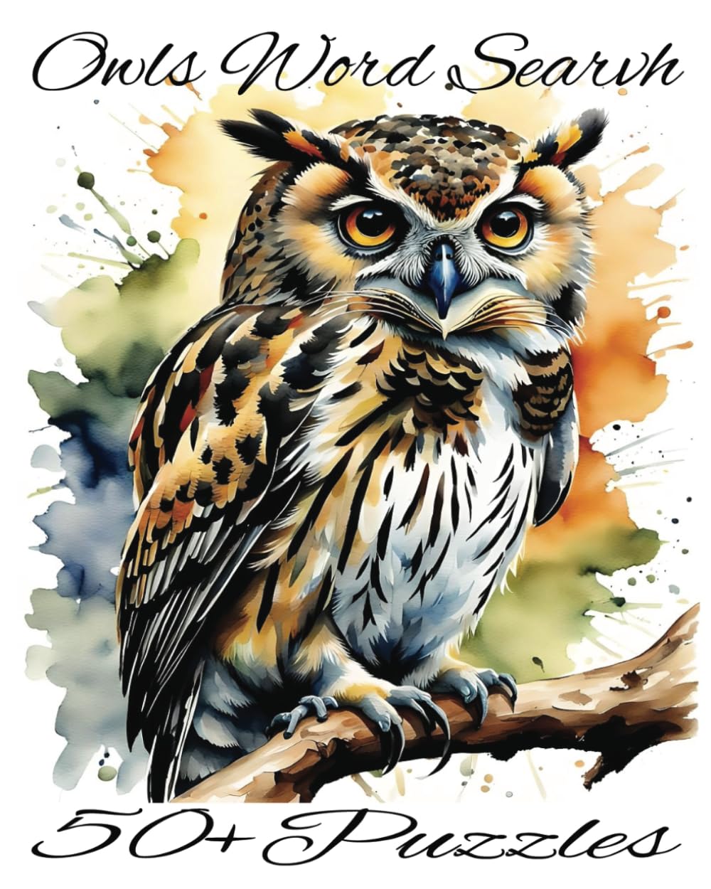 Owls Word Search Puzzle Book: Word Search with Easy-to-Read Large Print ...