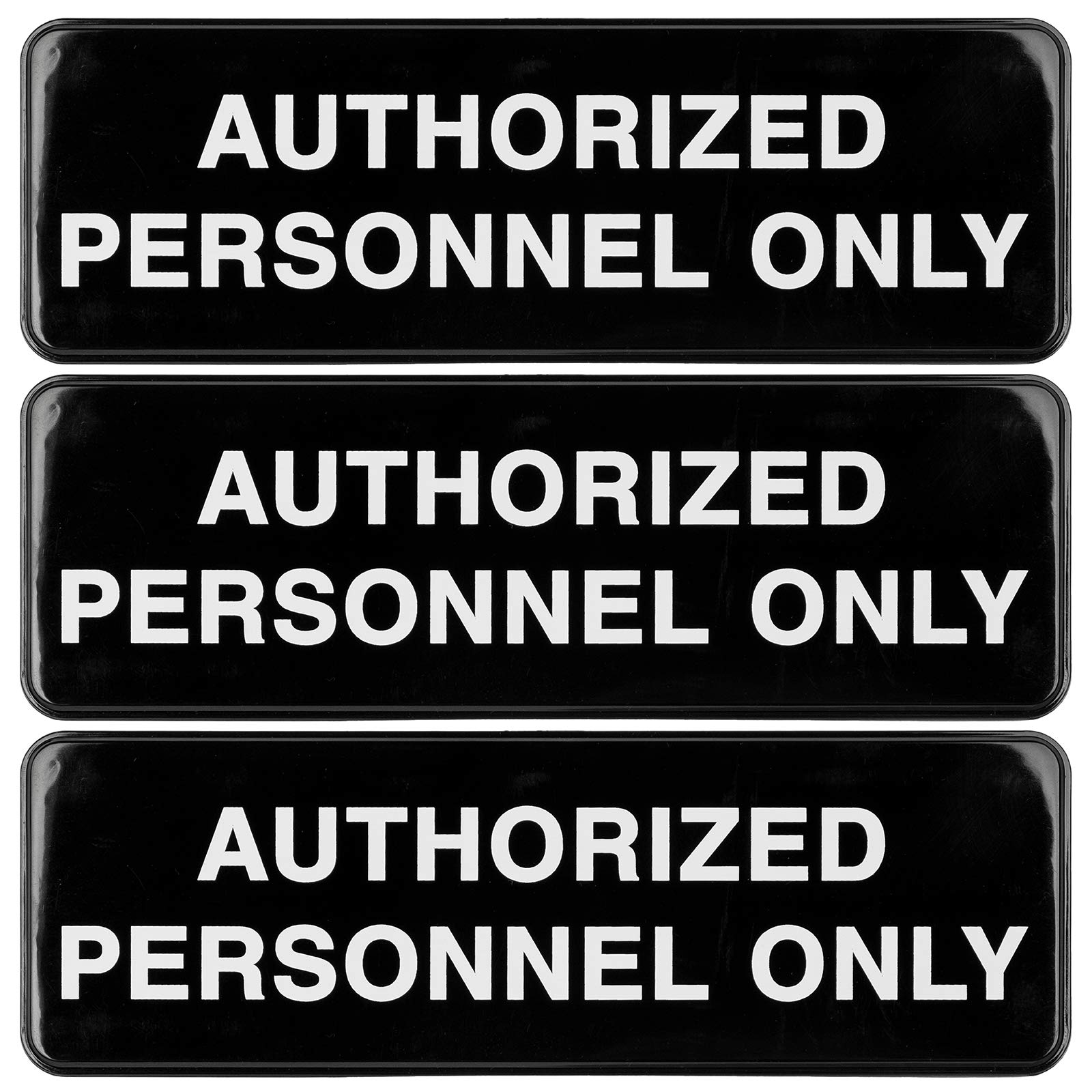 Authorized Personnel Only Sign: Easy to Mount Informative Plastic Sign ...