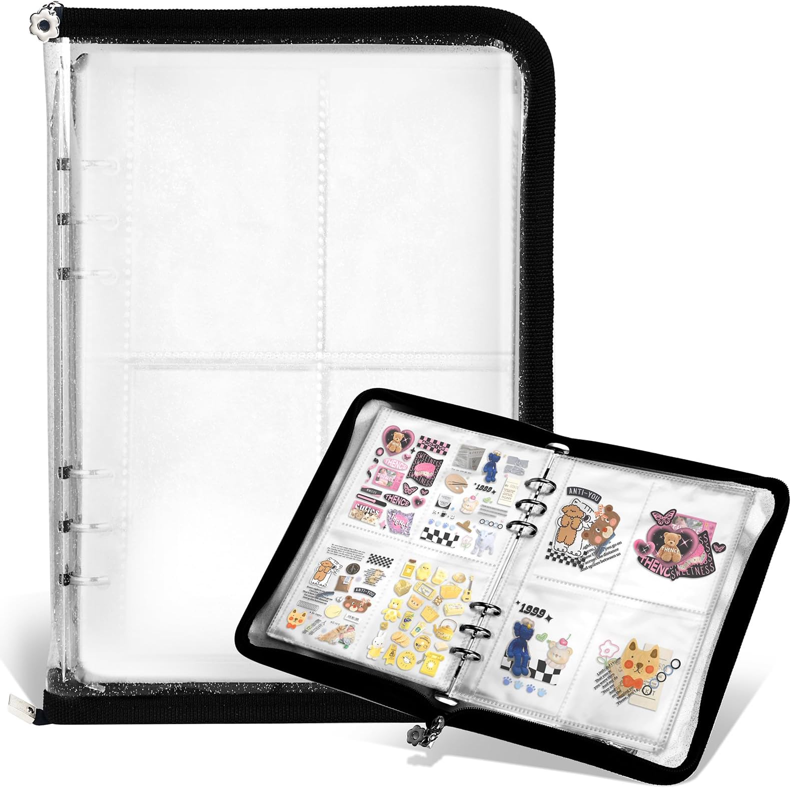 Amazon.com: EYEOO Sticker Organizer Binder Sticker Storage Collecting ...