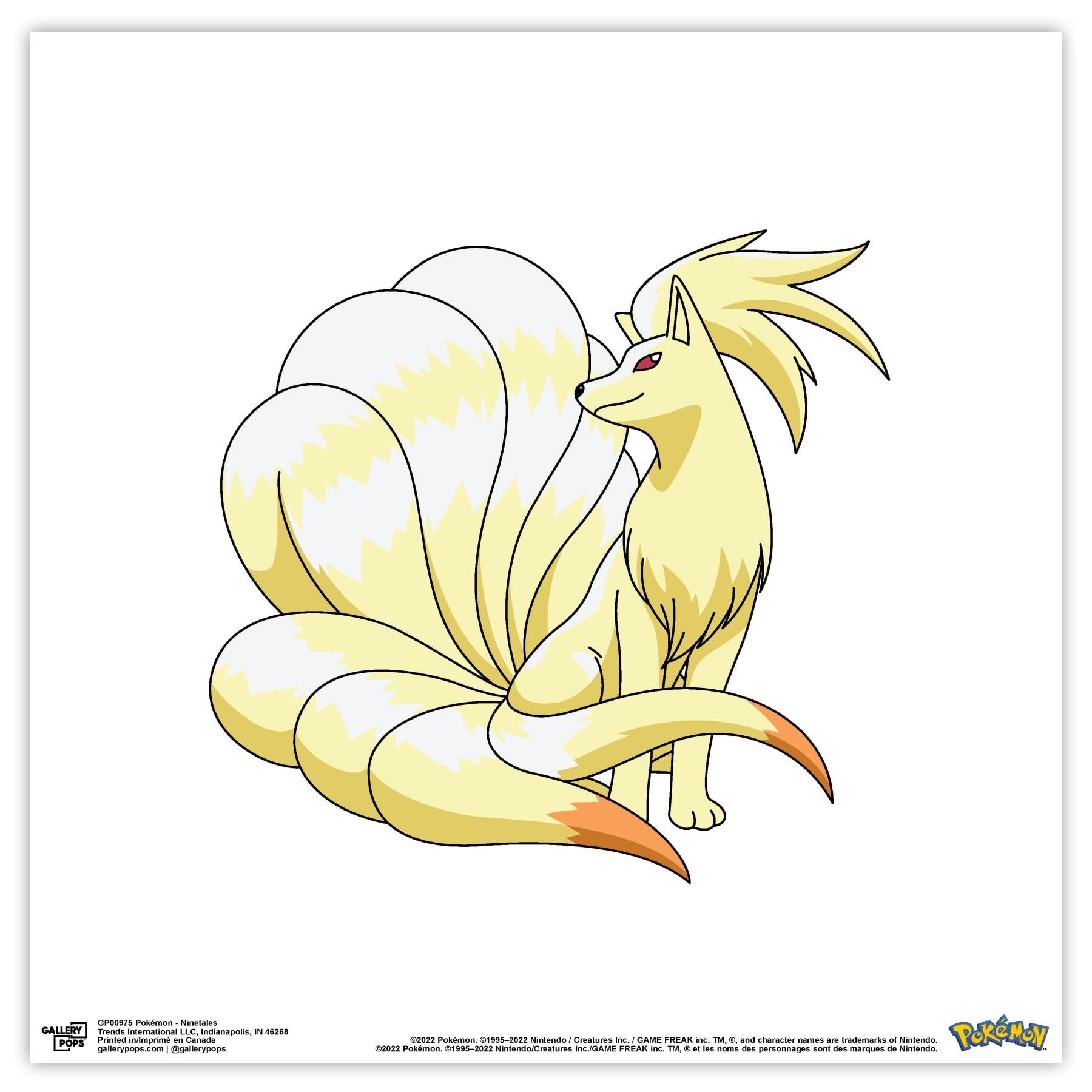 Amazon.com: Trends International Gallery Pops Pokemon - Ninetales Wall ...
