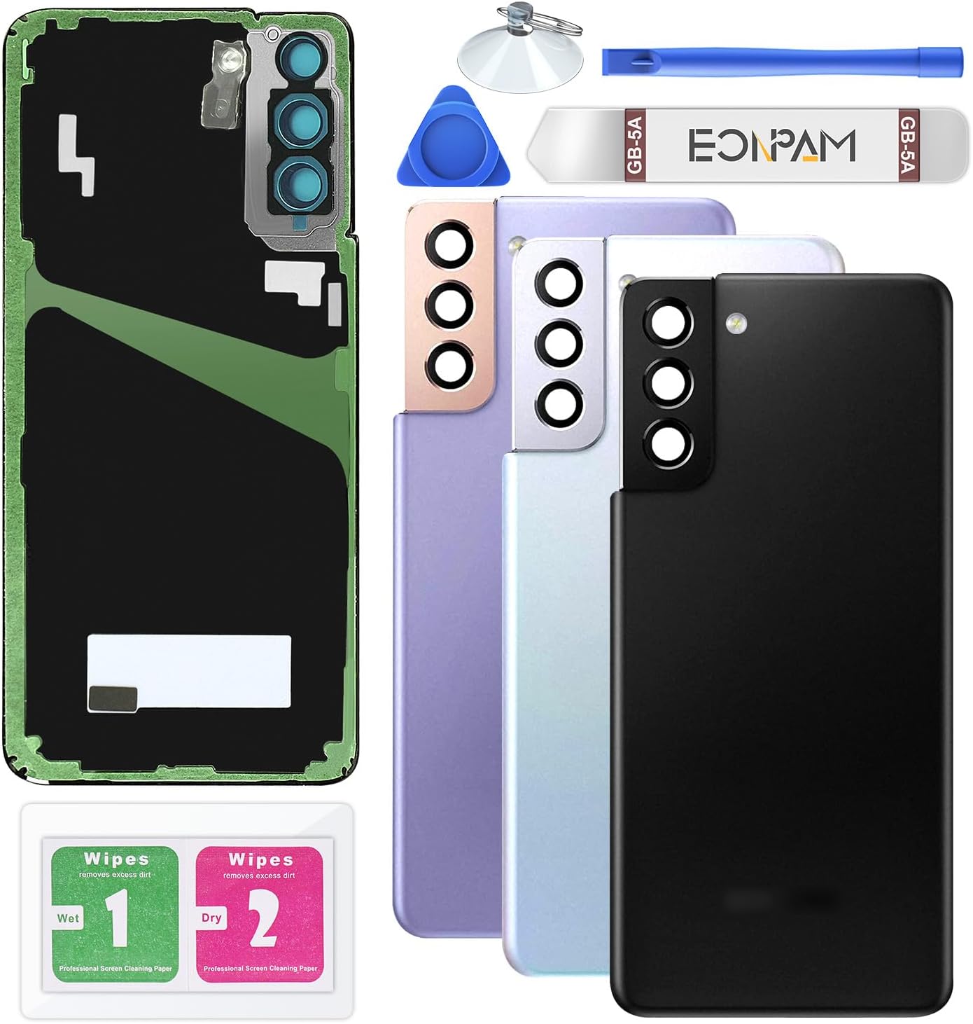 Amazon.com: Eonpam Back Glass Replacement for Samsung Galaxy S21+ Plus ...
