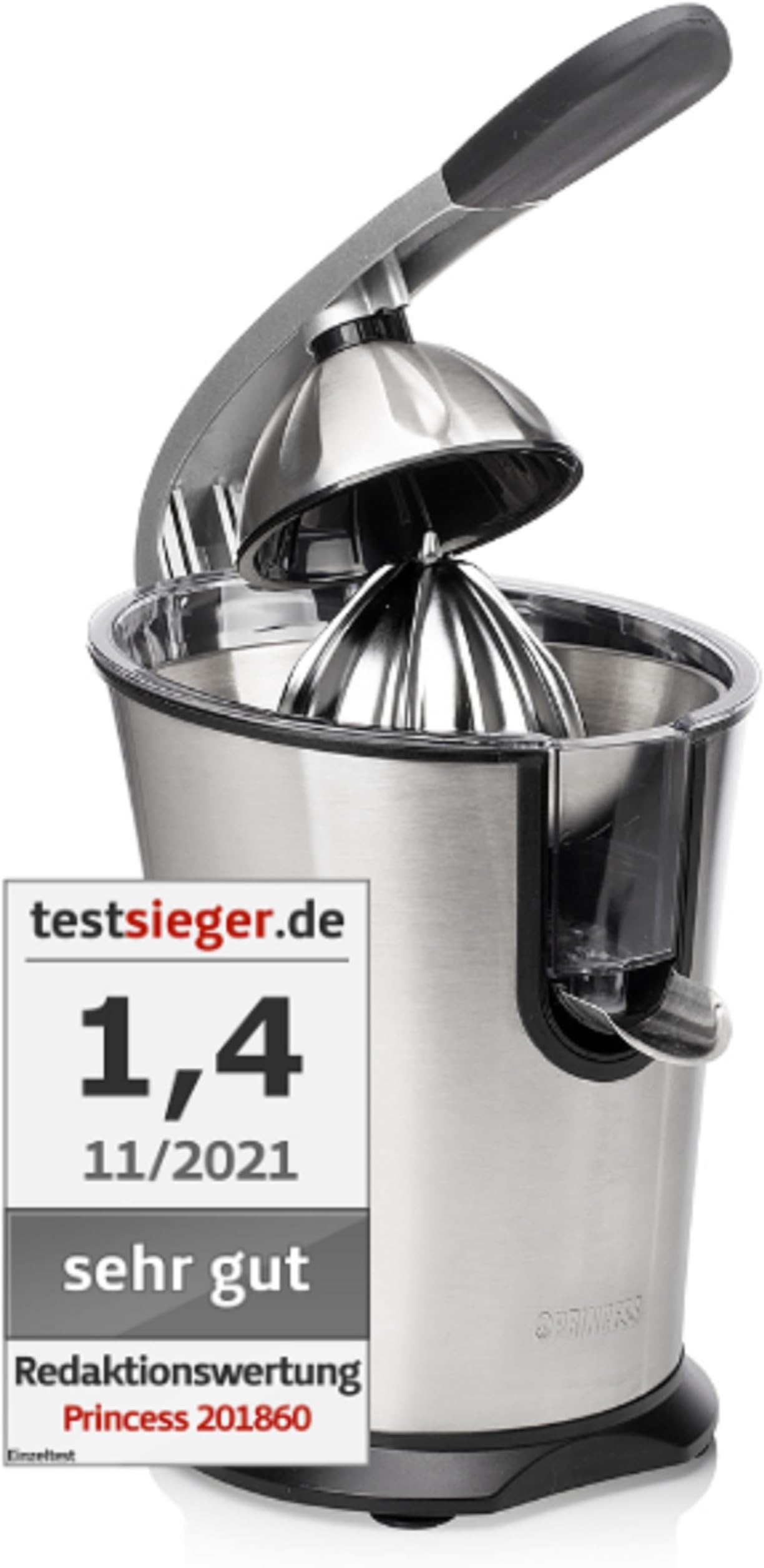 Amazon.de: Princess Master Juicer Pro – Edelstahl Presskegel ...