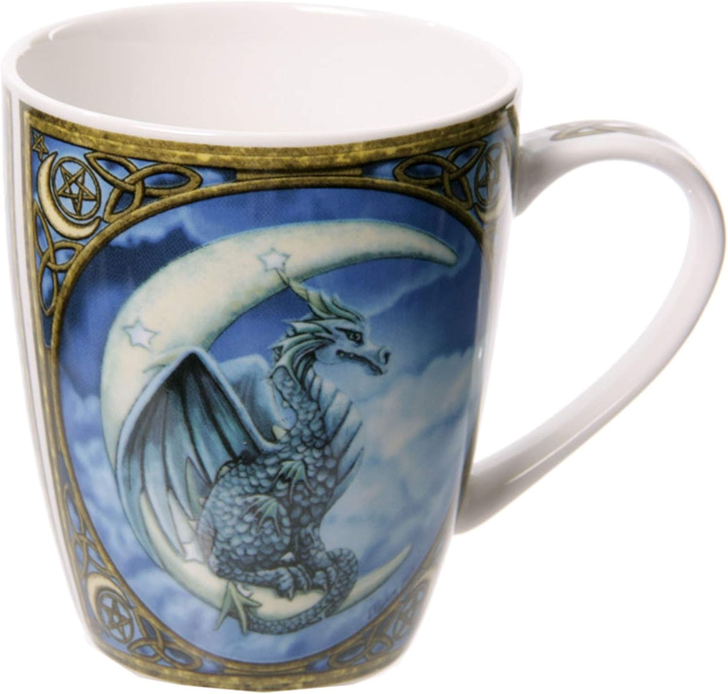 Puckator Lisa Parker Dragon Design Porcelain Mug, Tea Coffee Hot Drinks ...