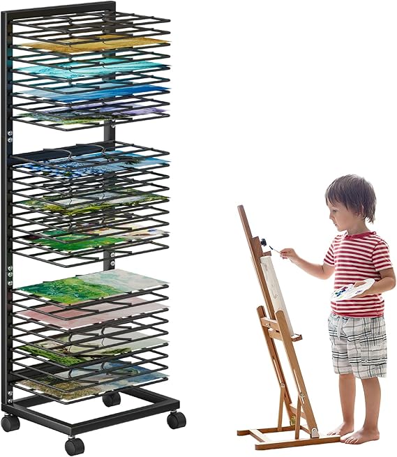 Amazon.com: Art Drying Rack, Paint Drying Rack with 27 Removable ...