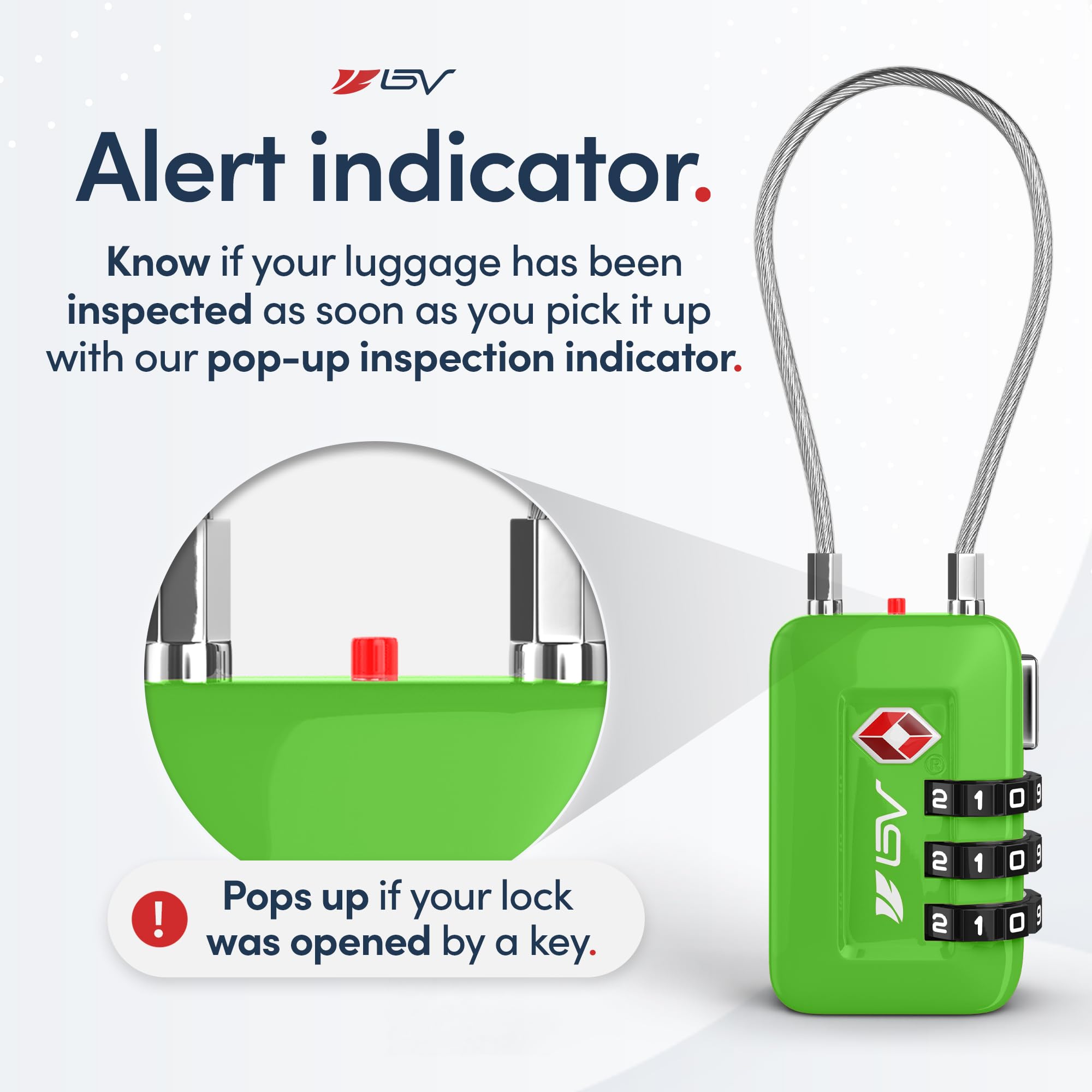 Snapklik.com : TSA Accepted Luggage Travel Lock, Set-Your-Own ...