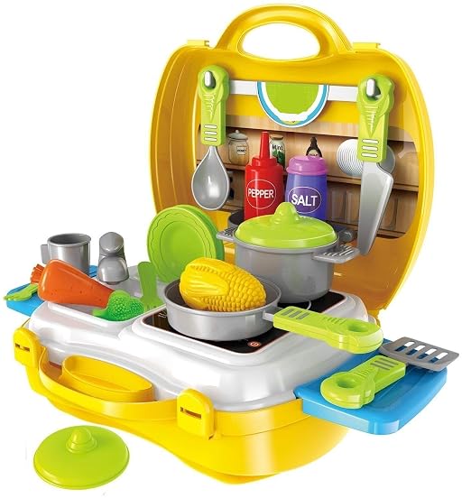 Buy Smartcraft Ultimate Kid Chef Bring Along Kitchen Cooking Suitcase ...
