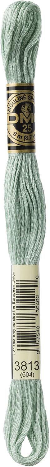 DMC 117-3813 Mouline Stranded Cotton Six Strand Embroidery Floss Thread ...