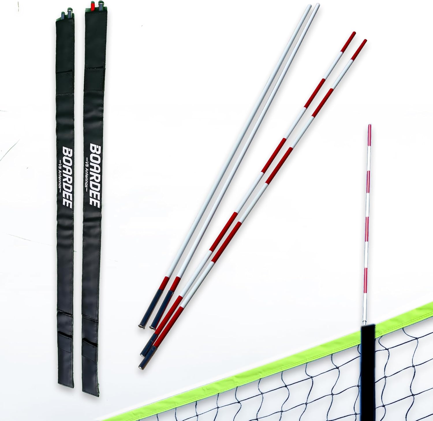 Amazon.com : BOARDEE Foldable Volleyball Antenna Set - Durable ...