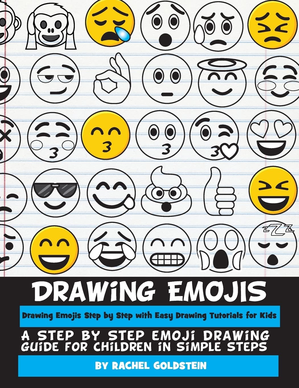 Drawing Emojis Step by Step with Easy Drawing Tutorials for Kids: A ...