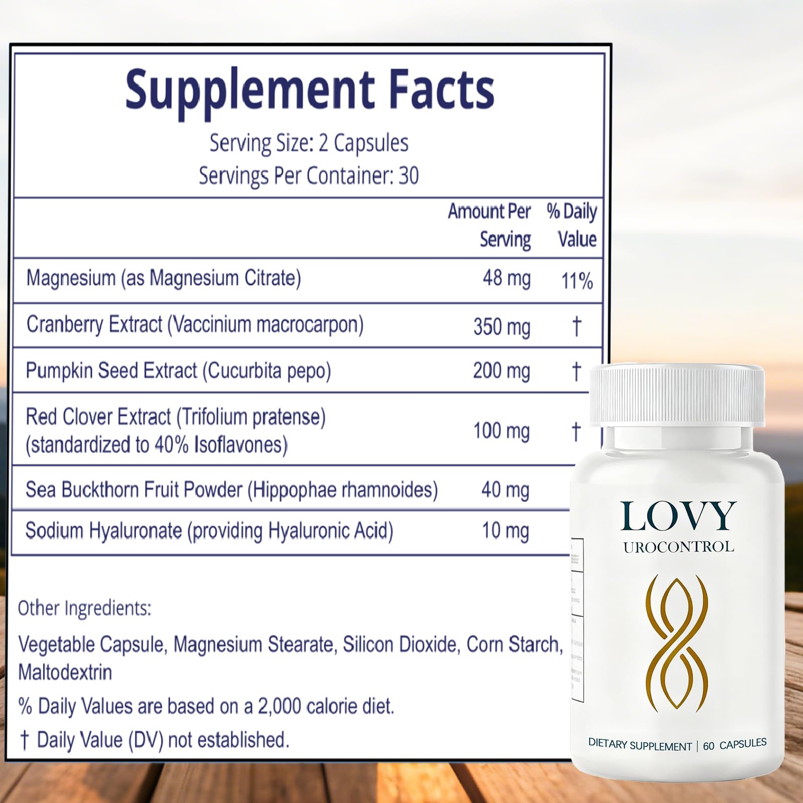 Snapklik.com : LANZF Lovy Urocontrol Capsules,Bladder Health Supplement