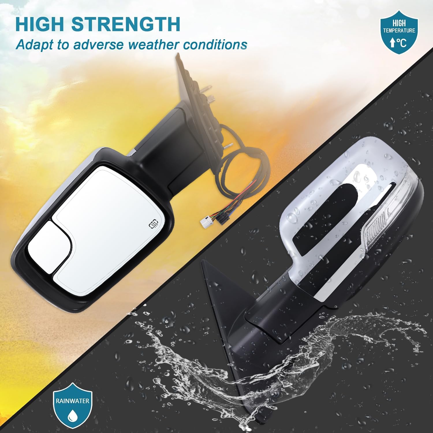 Snapklik.com : Lqito Left Driver Side Mirror Compatible