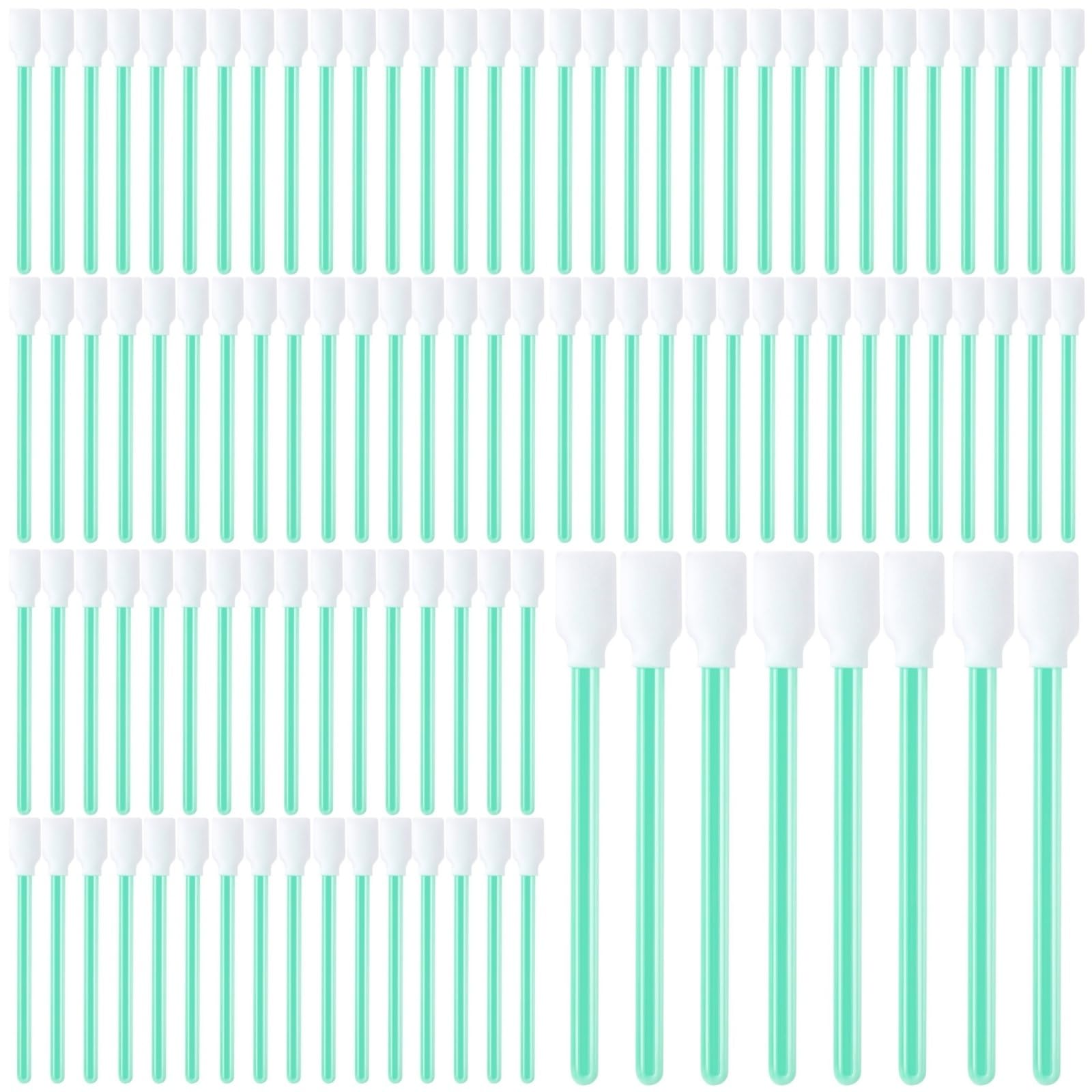 Ldhhyh 200pcs Square Foam Cleaning Swab Sticks 13cm Length Foam ...