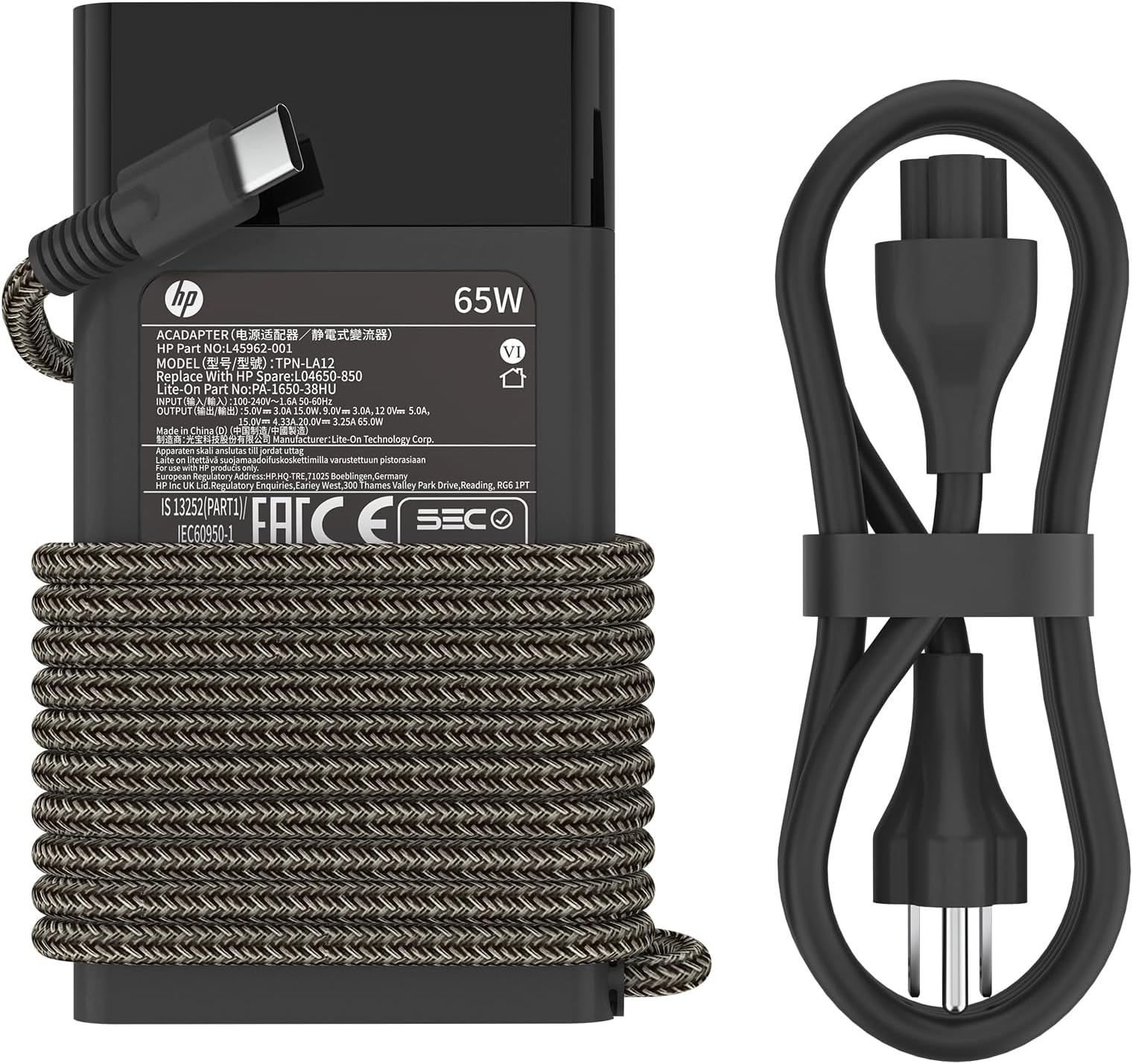 HP Cargador para Laptop USB-C, 65W, 180 cm (671R3AA) : Amazon.com.mx ...