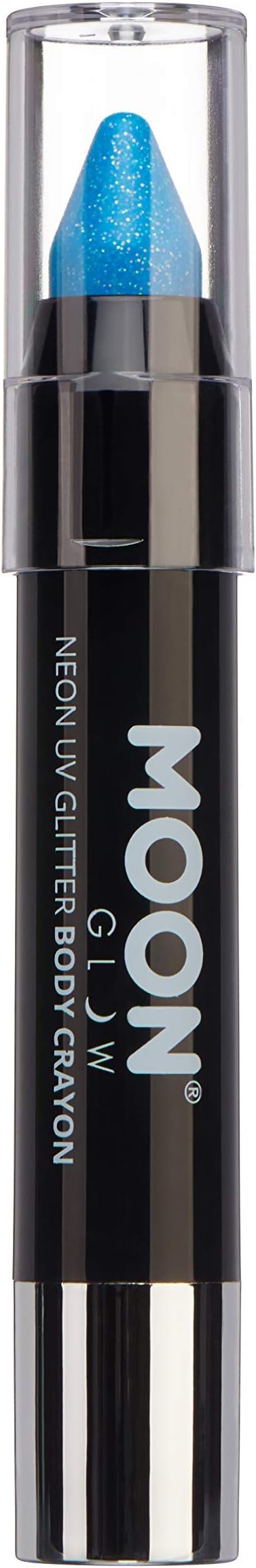 Amazon.com : Moon Glow - Neon Uv Glitter Body Crayons, Blue, 3.5g ...