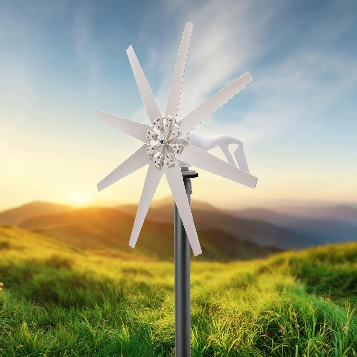 Amazon.com: Equipment Wind Generator Turbines Kit,2000W 12V/24V/48V ...