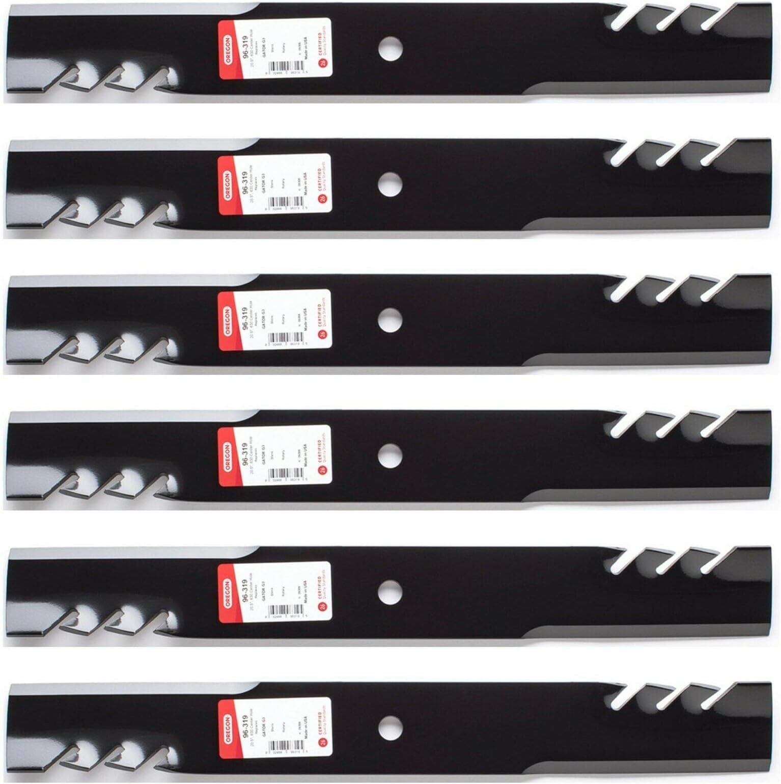 Amazon.com : Oregon 6PK 96-319 Gator G3 Mulching Blade for 60" Exmark ...