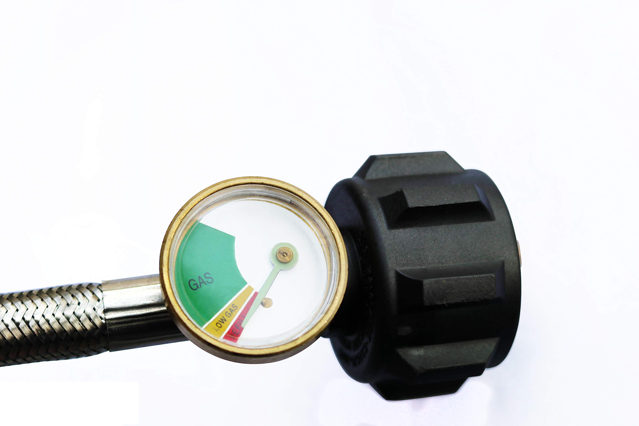 Snapklik.com : DOZYANT 6 Feet Stainless Braided Hose Adapter