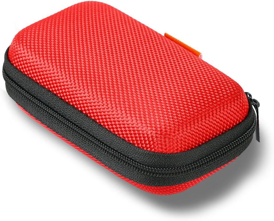 Amazon.com: Red Rectangle Small EVA Case - Portable Protection Hard ...