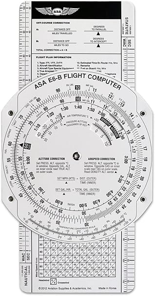 Amazon.com: ASA E6B Paper Flight Computer : Electronics