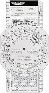 E6B Paper Flight Computer, Plastic Slide Graphic, Air Navigation ...