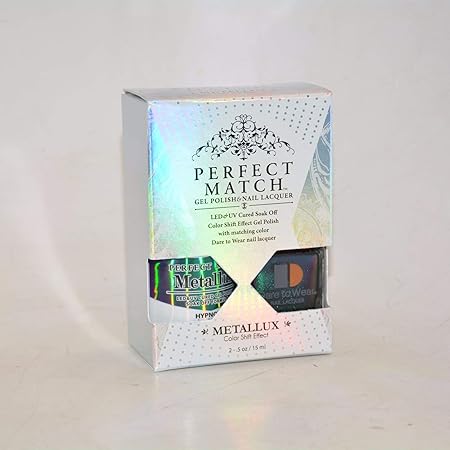 Amazon.com : LECHAT Perfect Match Gel Polish & Nail Lacquer Duo 0.5oz ...