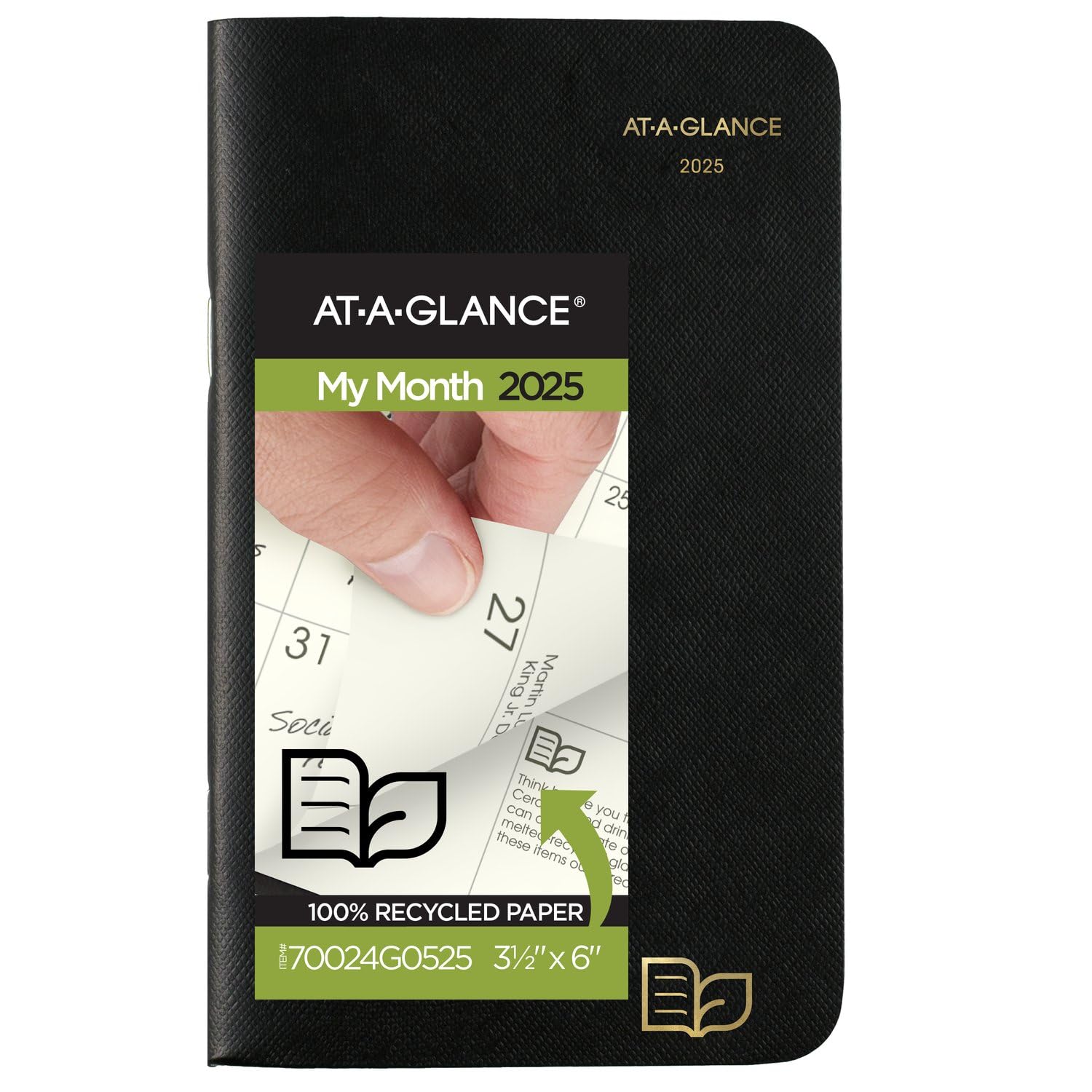 AT-A-GLANCE 2025-2026 Planner, 3-1/2" x 6", Pocket Size, 2 Year Planner ...