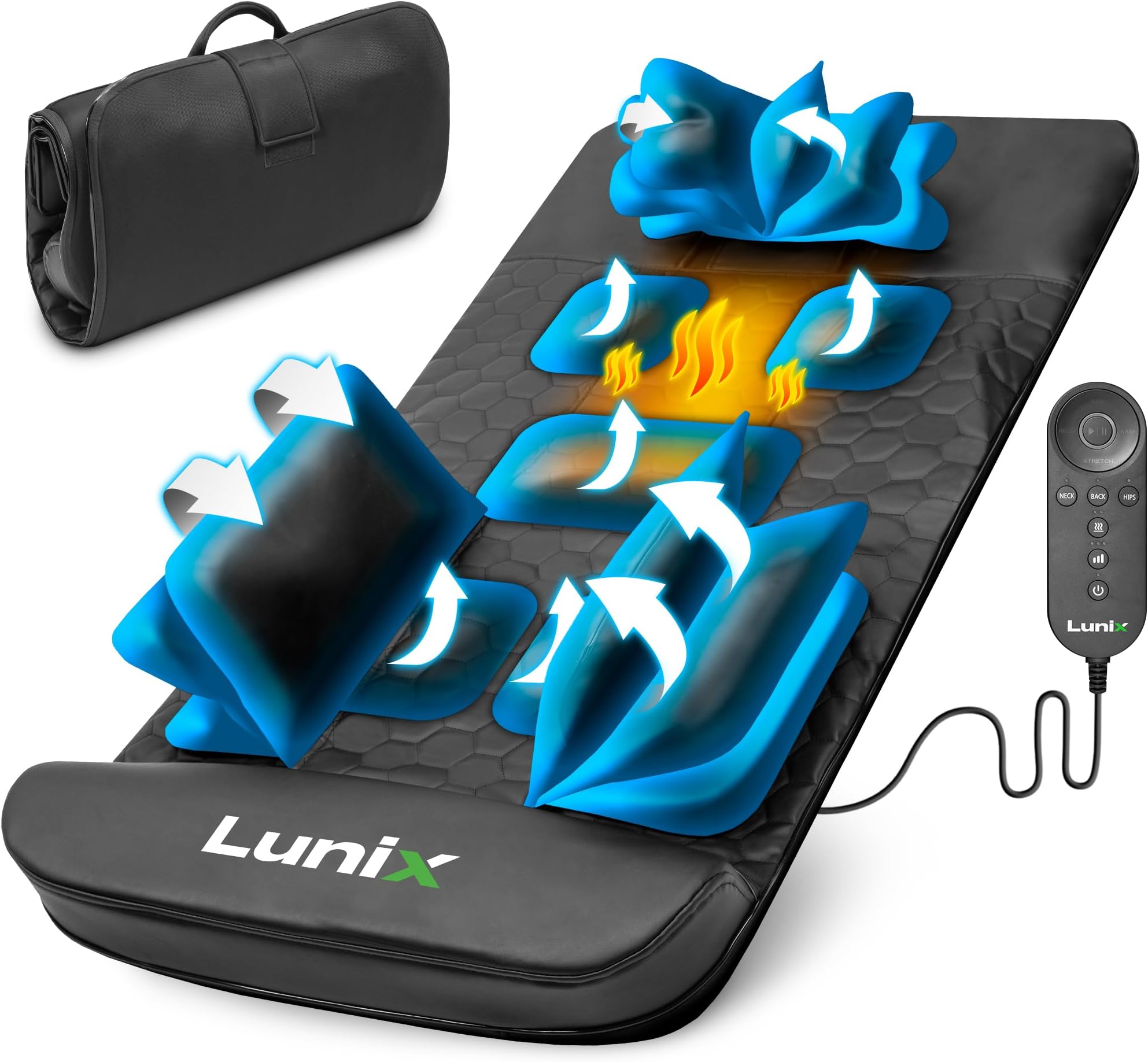 Amazon.com: Full Body Massage Mat, 3D Body Stretching & Lumbar Traction ...