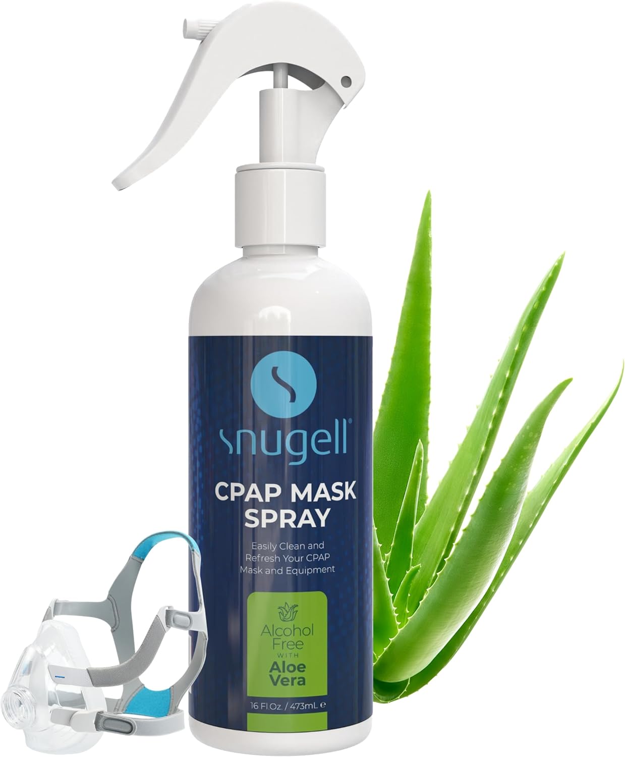 Amazon.com: Snugell CPAP Cleaner Spray - Alcohol Free with Aloe Vera ...