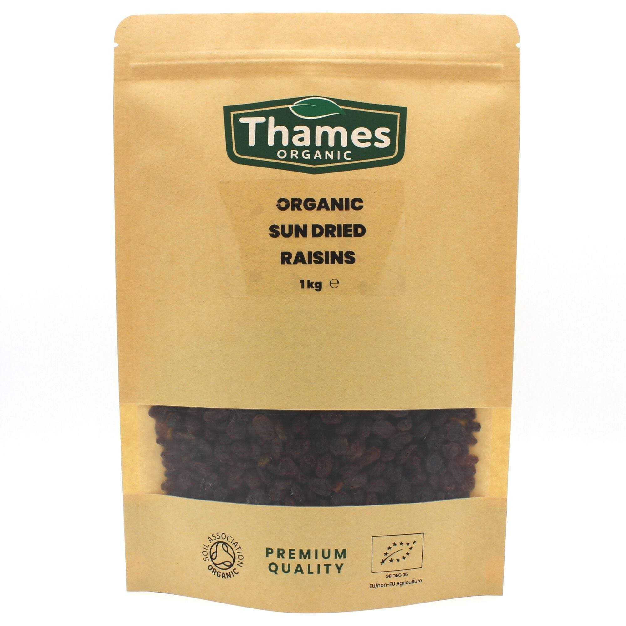 Organic Raisins - Sun Dried, Unsweetened, Unsulphured, Raw, Vegan, GMO ...