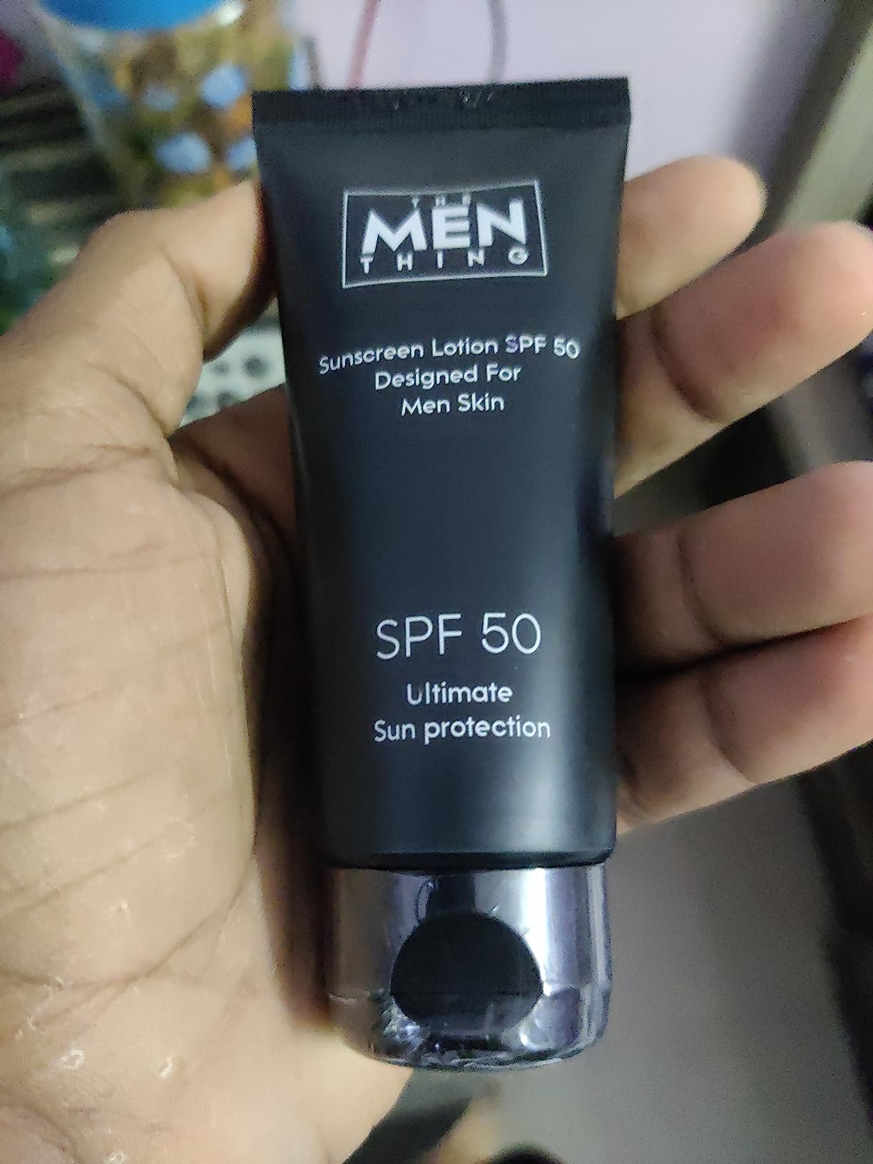 THE MEN THING SunScreen for Men Skin - SPF 50 P+++ - Oil-Free Man ...