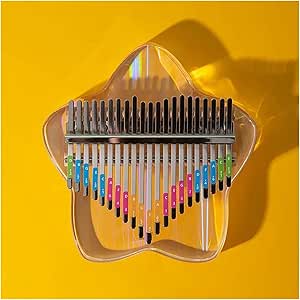 Amazon.com: Kalimba For Beginners Transparent Acrylic Kalimba For ...