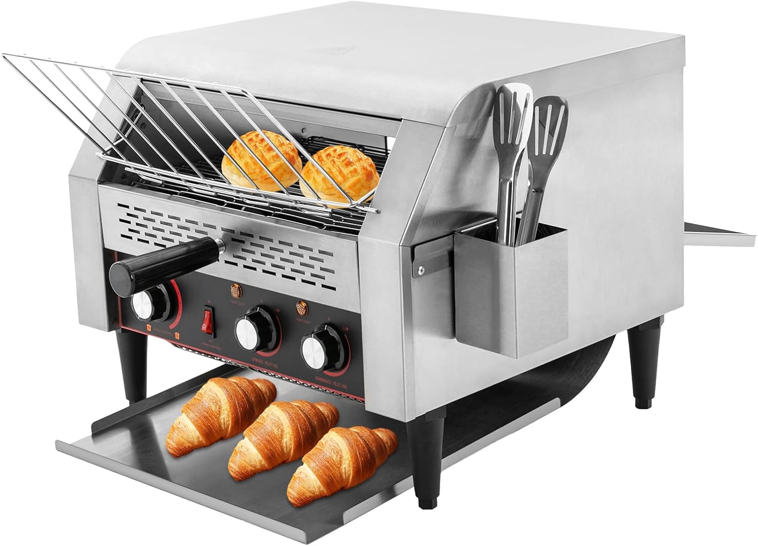 Amazon.com: Commercial Conveyor Toaster 450 Slices/Hour Stainless Steel ...