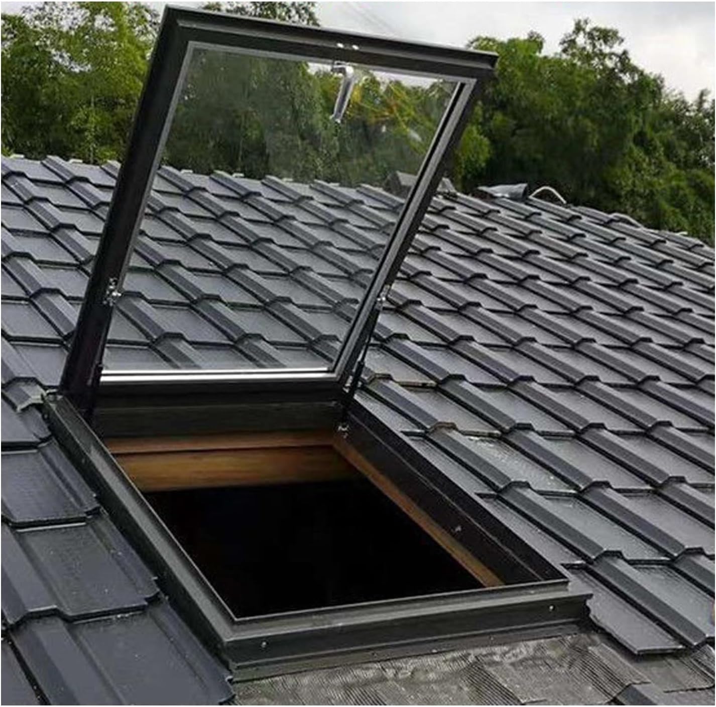 Amazon.com: LVLDAWA Roof Window, Aluminum Alloy Manual Ventilation ...