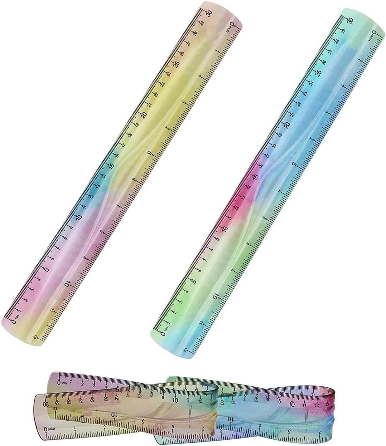 Amazon.com : Pink Donut Sprinkles 12 Inch Standard and Metric Plastic ...