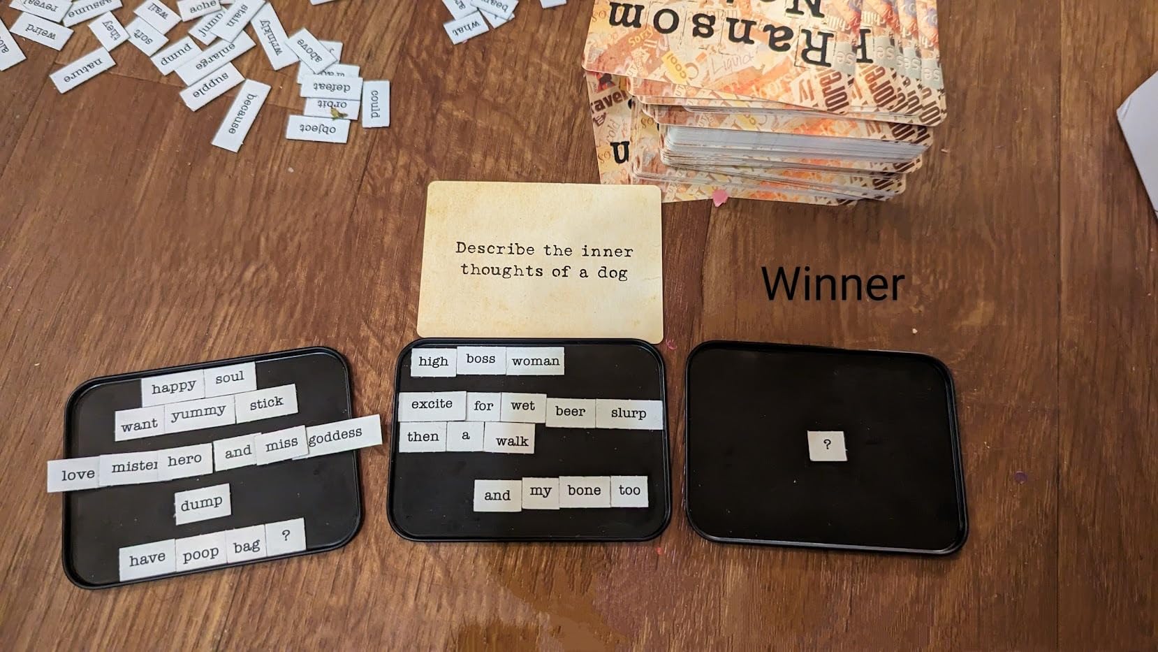 $8/mo - Finance Ransom Notes - The Ridiculous Word Magnet Party Game, 3 ...