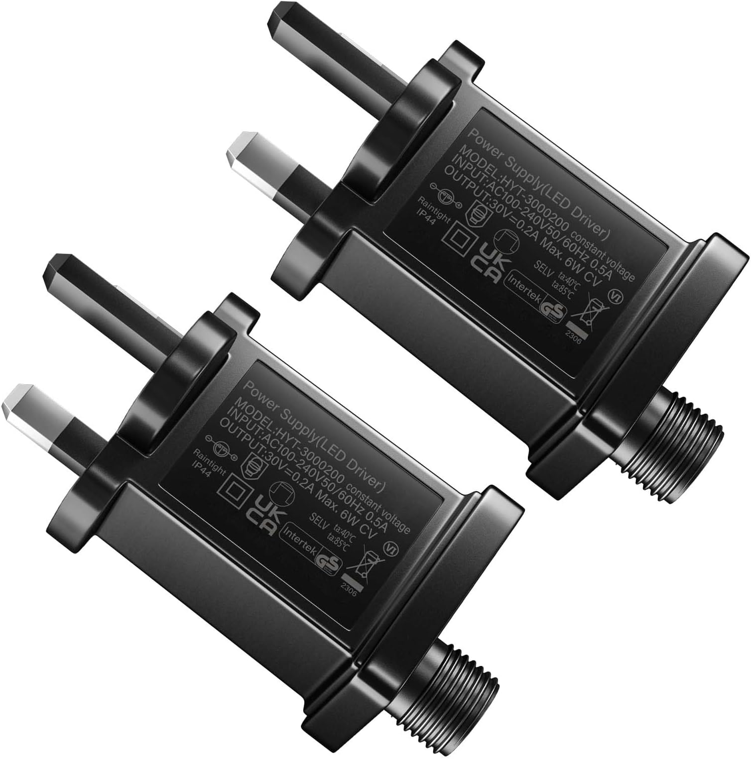 DoRight 31V 6W Transformer Plug for Christmas Lights, IP44 Class 2 Power Supply Low Voltage LED ...