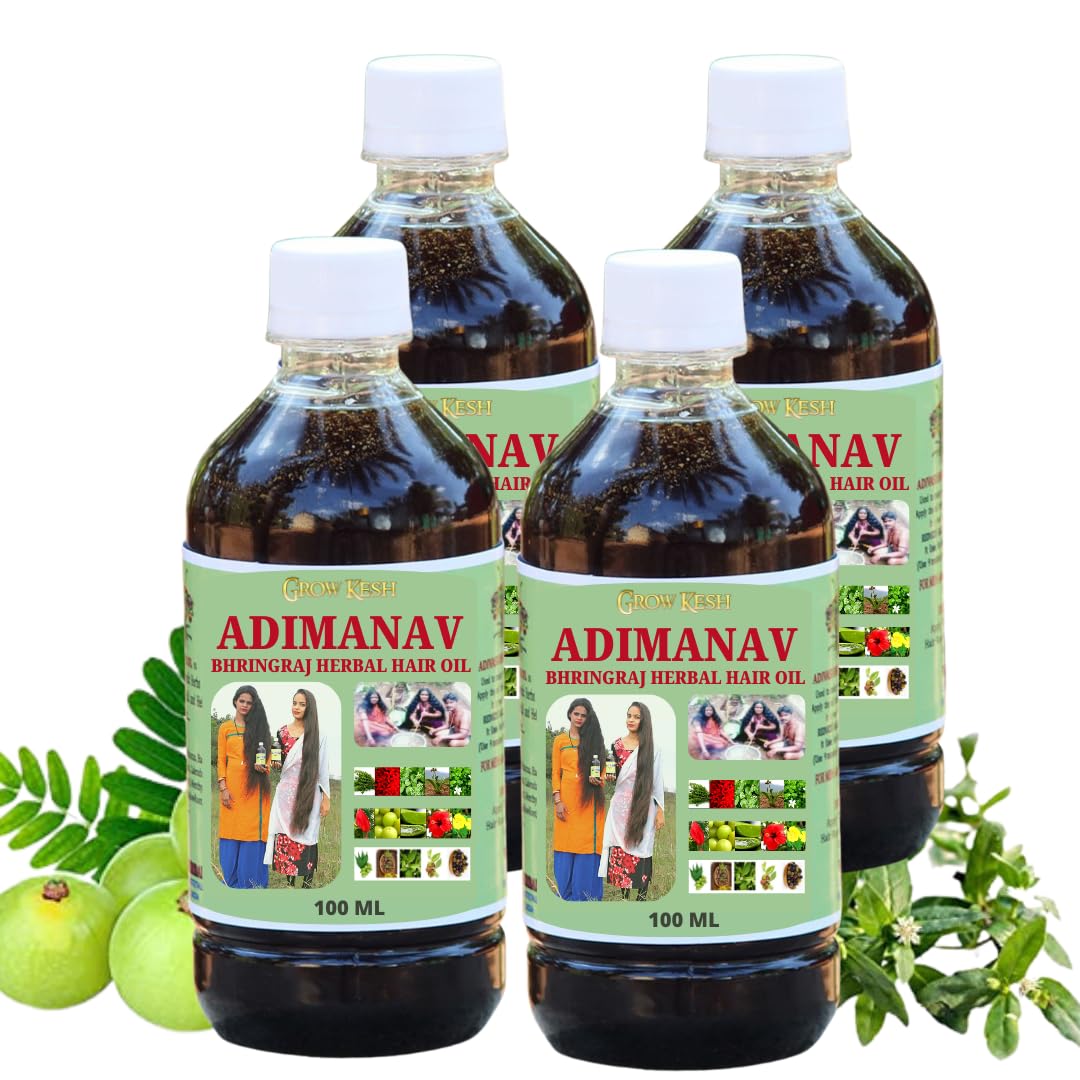 Buy Phillauri Bhringraj Herbal Hair Oil | Nilambari Adimanav Hair Oil ...