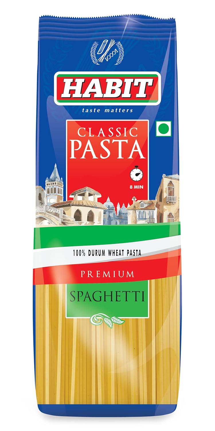 Habit Spaghetti Combo Pack Imported Pasta , 500g (Pack of 2) : Amazon ...