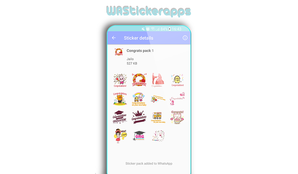 WAStickerApps: Congratulations Stickers - App on Amazon Appstore