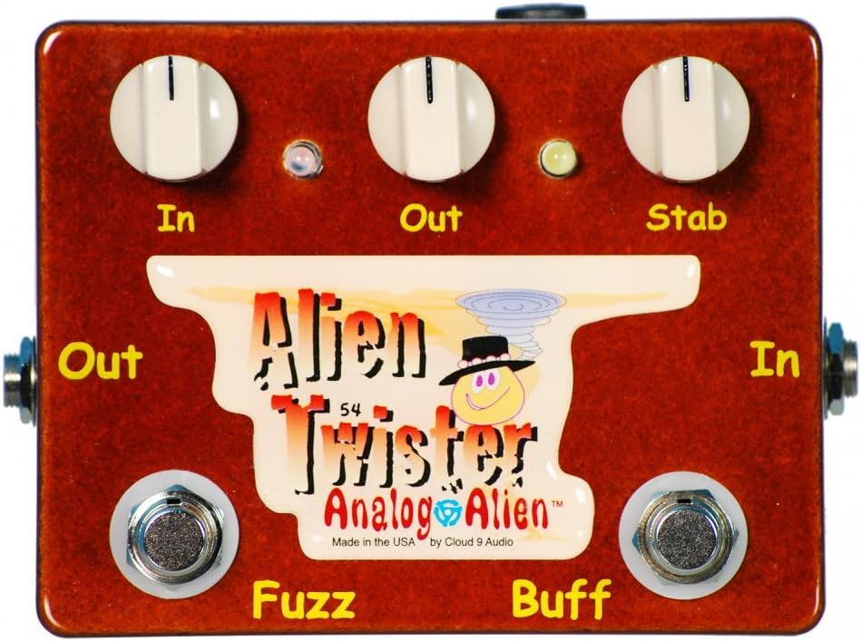 Amazon.com: Analog Alien Alien Twister Fuzz Guitar Effects Pedal ...