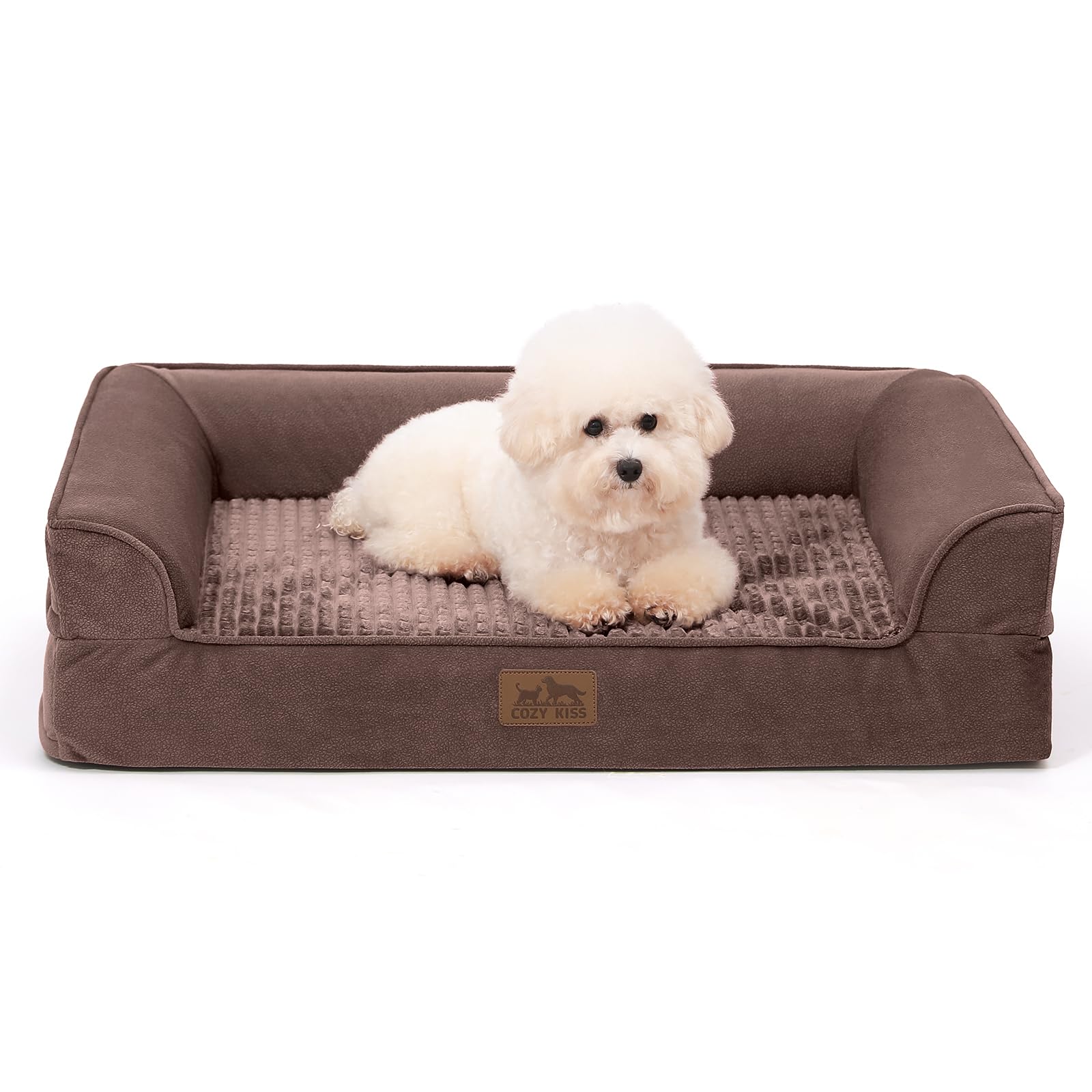 Amazon.com : Orthopedic Dog Bed for Small Dogs,Waterproof Dog Sofa Beds ...