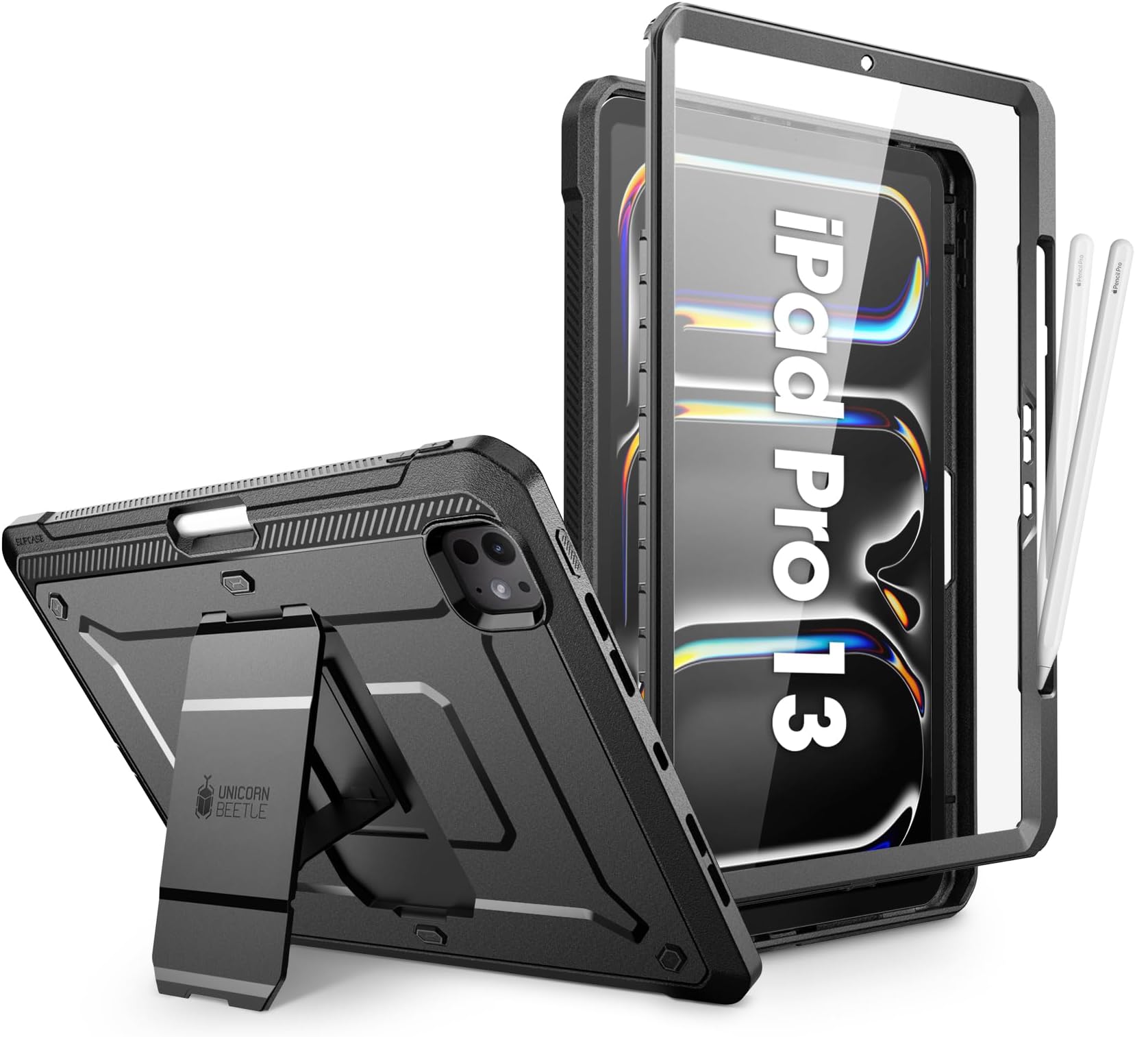 Amazon.com: NANRUIL for Ipad Pro 13-inch Case M4 7th Gen 2024(Model ...