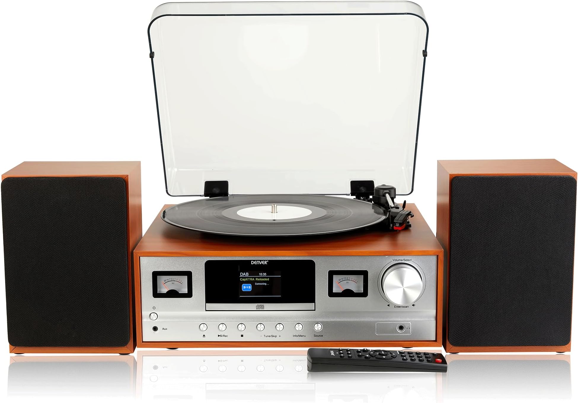 Denver MRD-52 Record Player Hi-Fi System With 2.4-inch Colour Screen ...