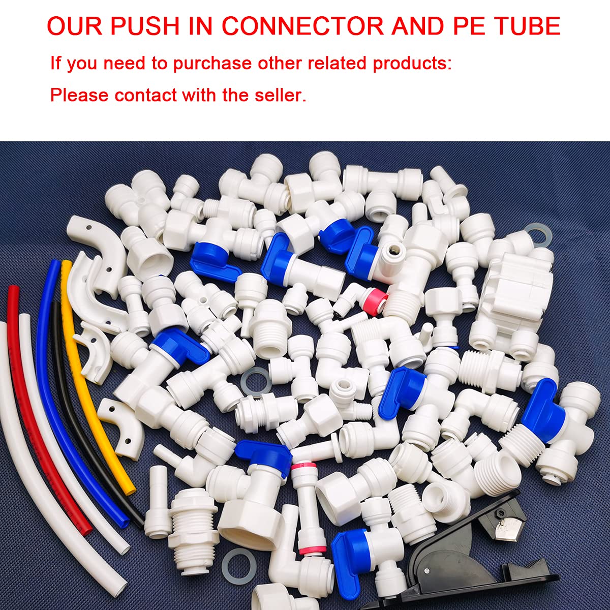 Snapklik.com : YZM 3/8 Male NPT To 3/8 OD Tube Quick Connector Adapter For Drinking Water Filter ...