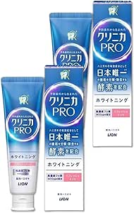 Amazon | ライオン クリニカ PRO ホワイトニング ハミガキ リフレッシュミント 95g ×2個 口内 口腔 口臭 ステイン | ノーブランド品 | 大人用ハミガキ粉 通販